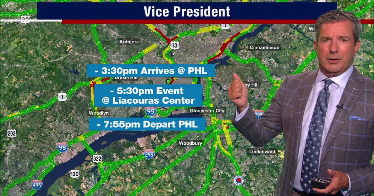 Philadelphia traffic: Harris, Vance visits, Zach Bryan concert expected ...