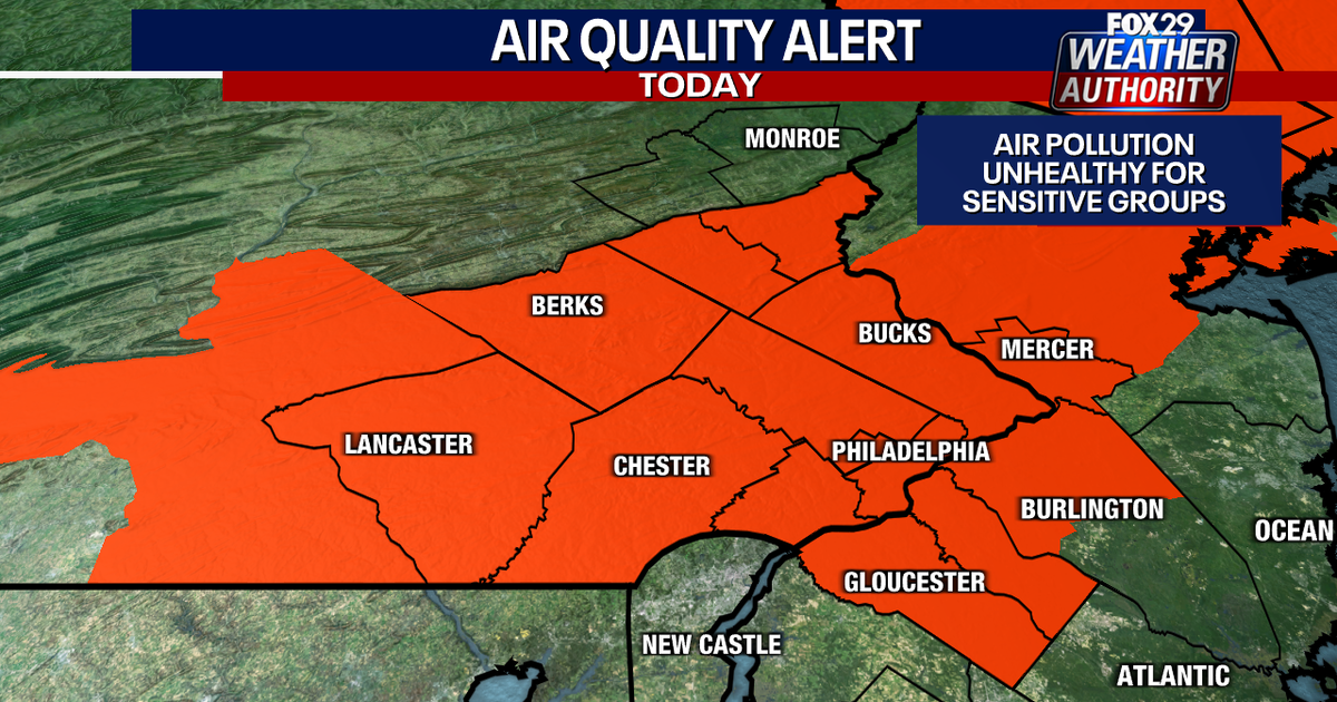 Philadelphia air quality: Code orange declared | FOX 29 Philadelphia