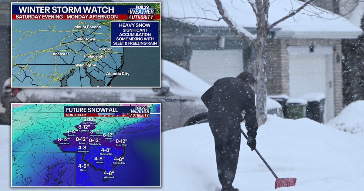 Philly snow forecast: Latest snowfall total predictions, winter storm ...