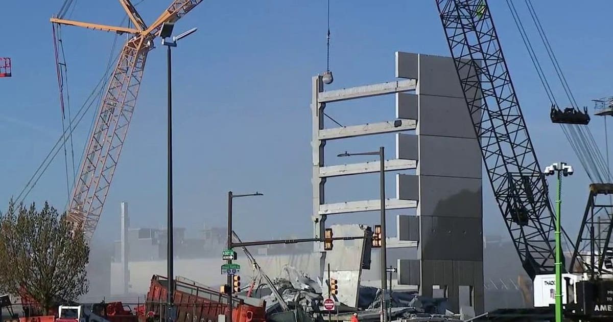 Grays Ferry garage collapse: Demolition continues as recovery efforts ...
