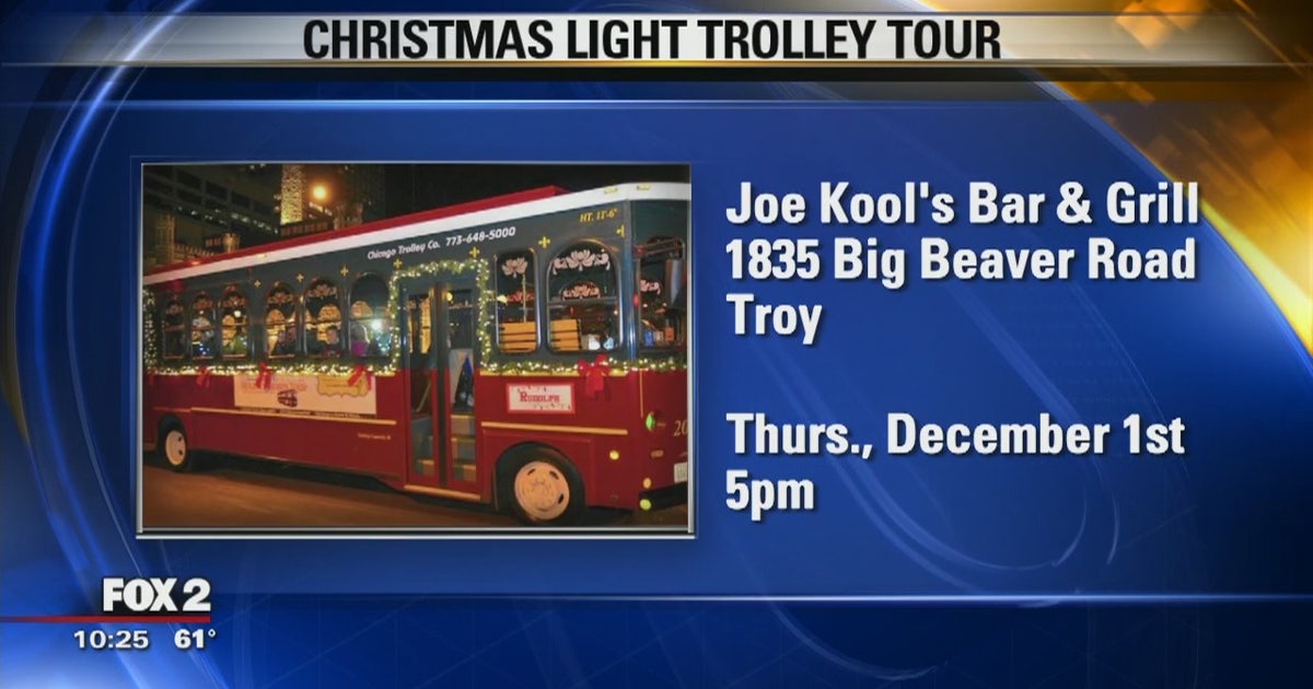 2nd Annual Christmas Light Trolley Tour | FOX 2 Detroit