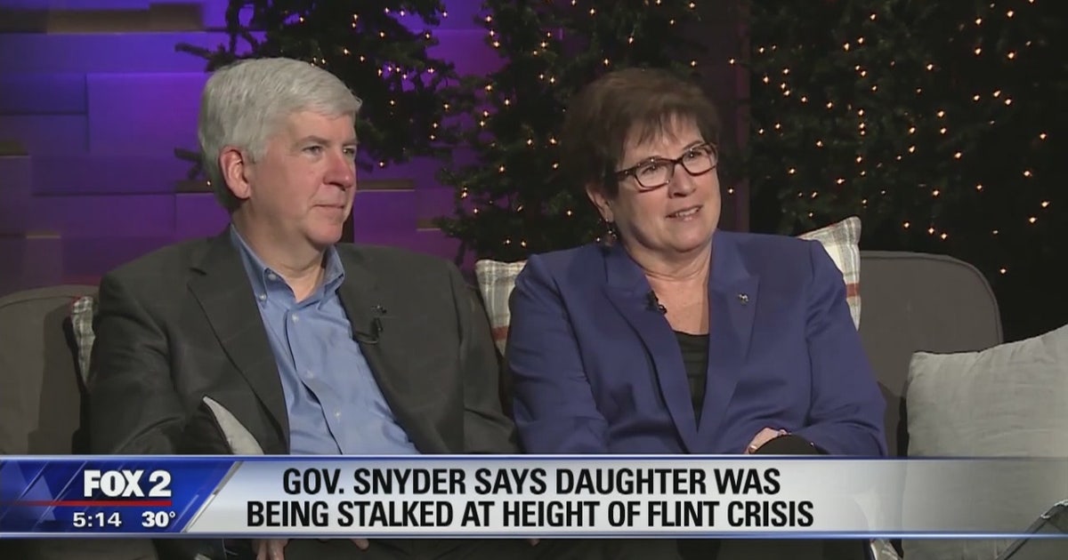 Gov. Snyder says daughter was stalked at height of Flint crisis | FOX 2 ...