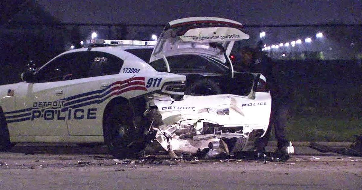 Two Detroit cop cars hit by suspected drunk drivers | FOX 2 Detroit