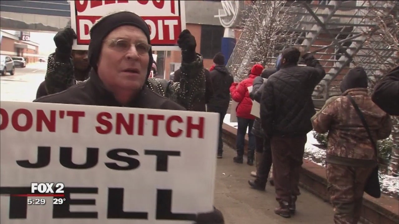 Anti-Snyder protest vows 'Justice or else' outside Crain's event | FOX ...