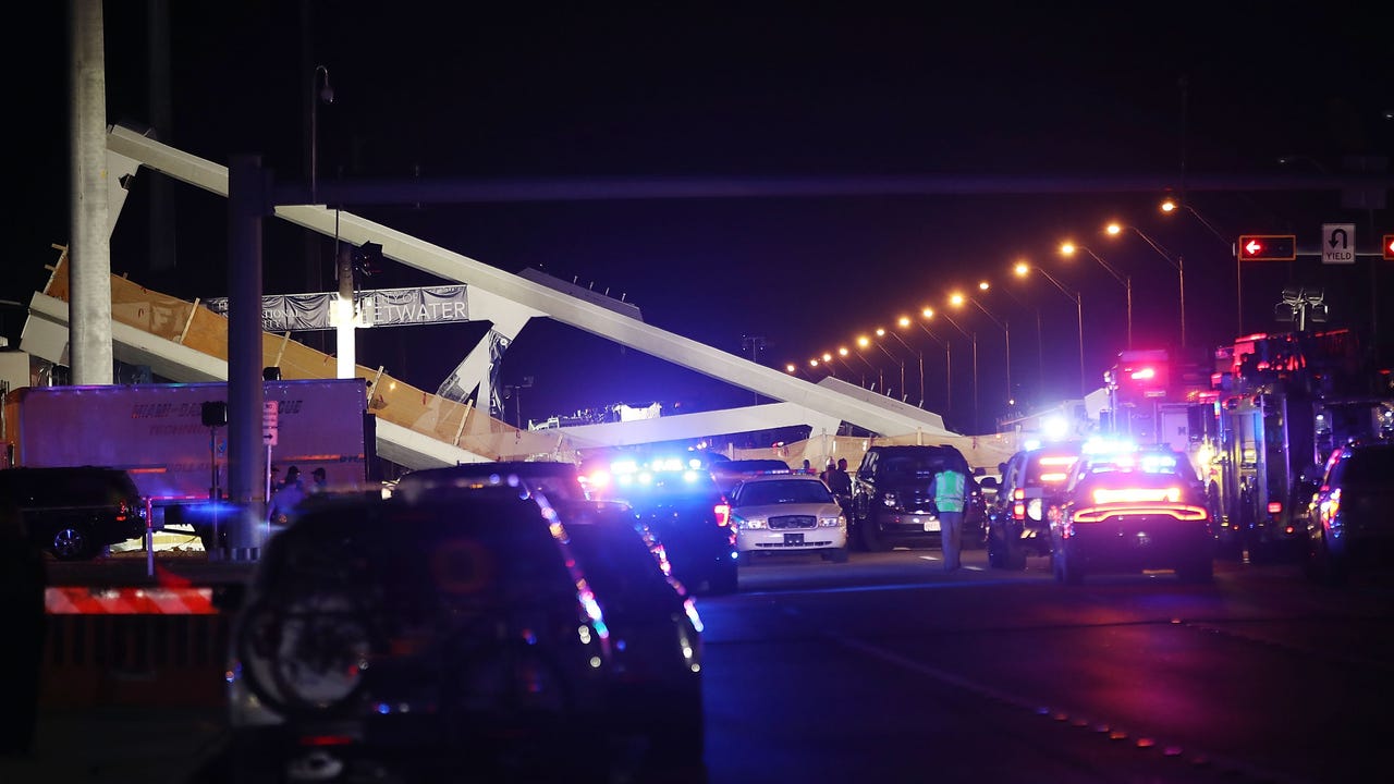 At least 4 dead, 9 injured, in Florida bridge collapse
