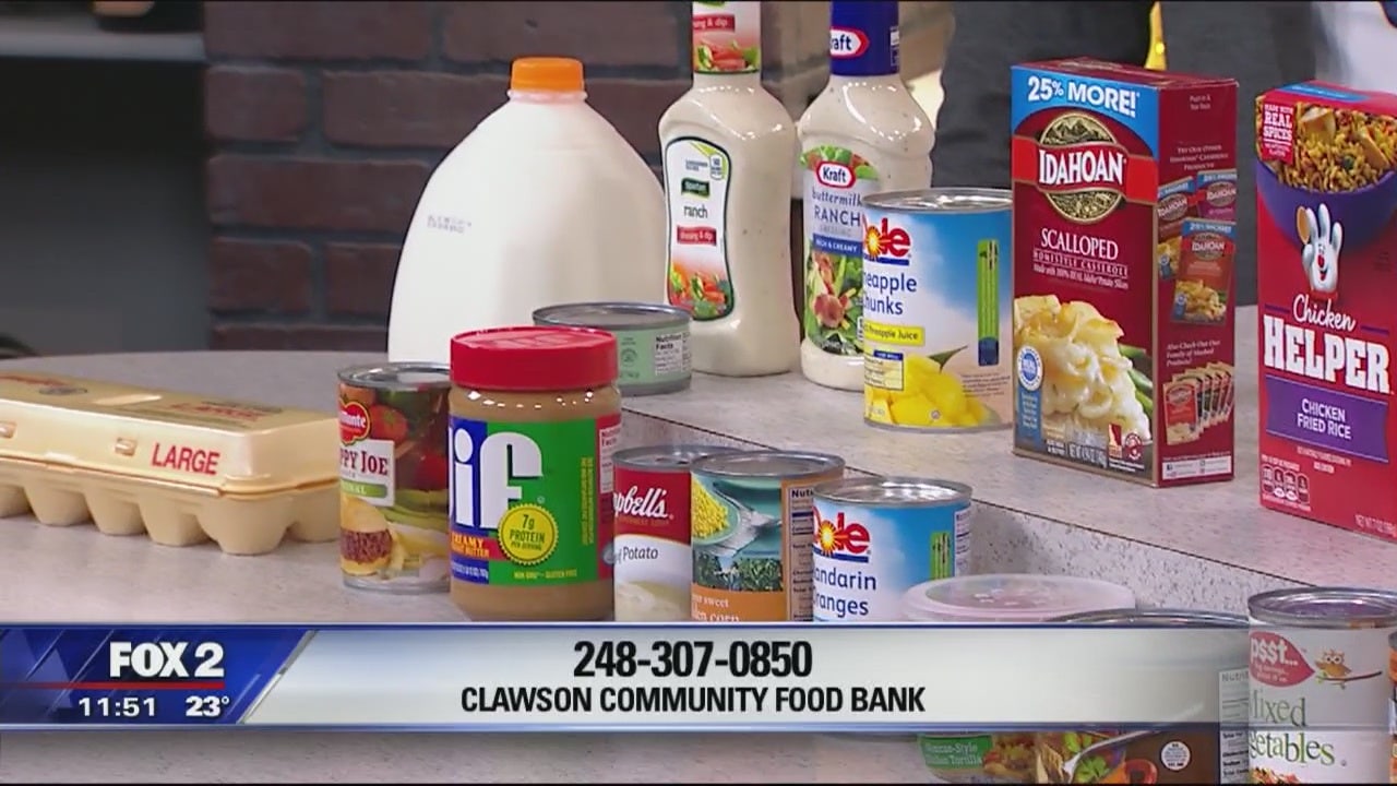 Clawson Food Pantry open third Monday of every month | FOX 2 Detroit