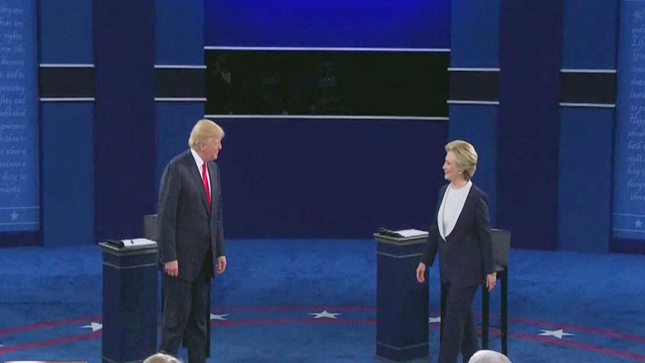 WATCH: Trump and Clinton battle in second debate