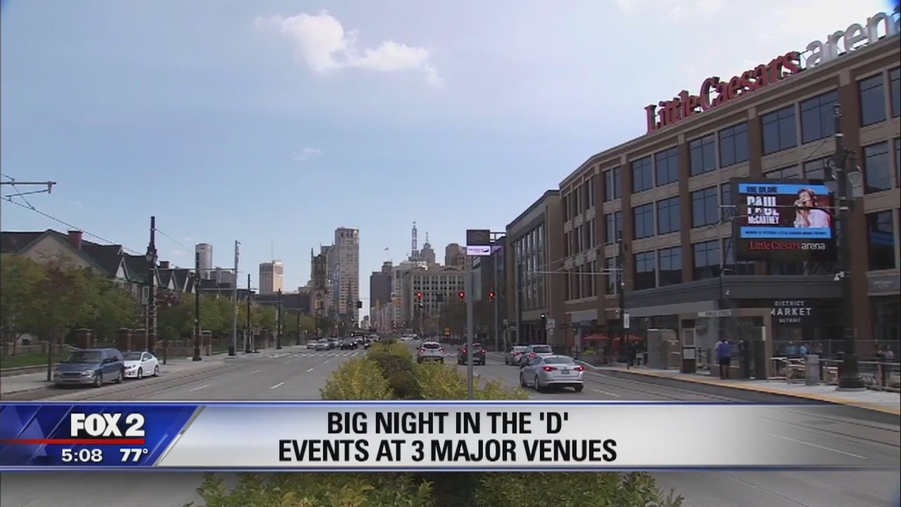 Detroit parking put to the test with 3 events downtown tonight | FOX 2 ...