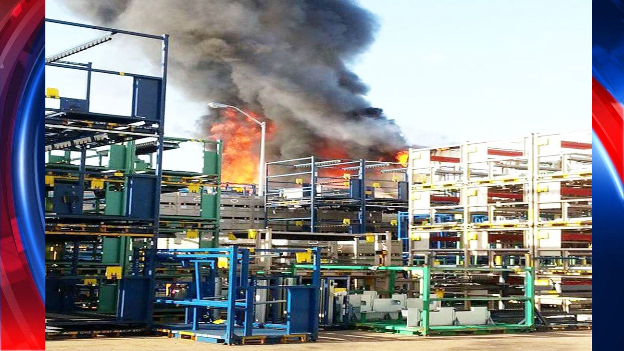 Fire breaks out at Flat Rock Assembly Plant | FOX 2 Detroit