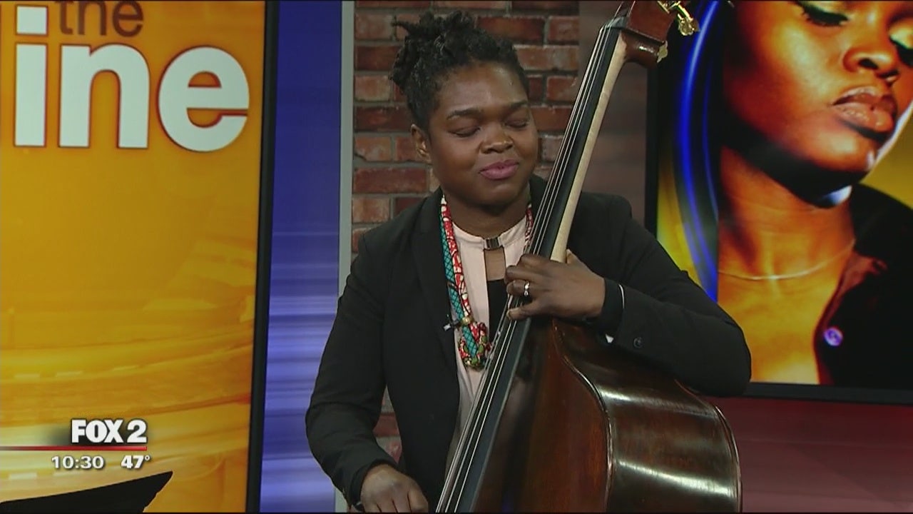 Jazz bassist Mimi Jones stops by "The Nine"