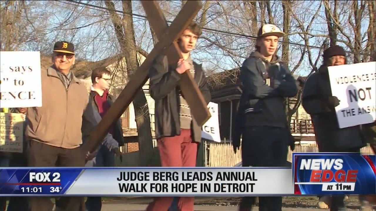 Judge Berg leads annual walk for hope in Detroit | FOX 2 Detroit