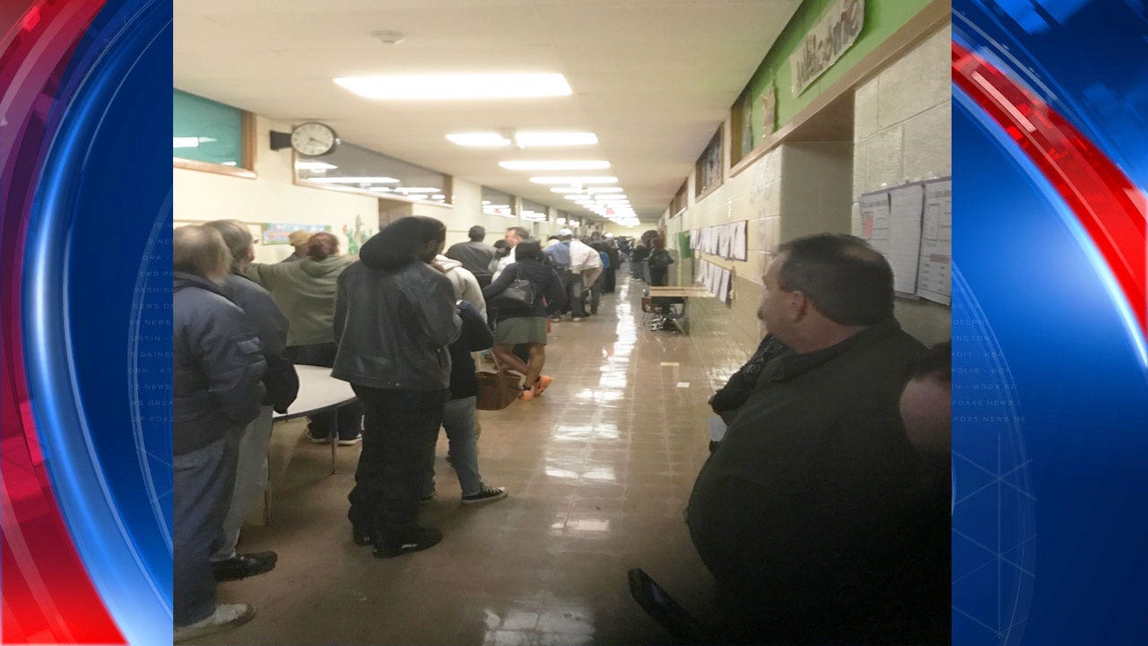 Some metro Detroit voting precincts plagued with long lines waiting ...