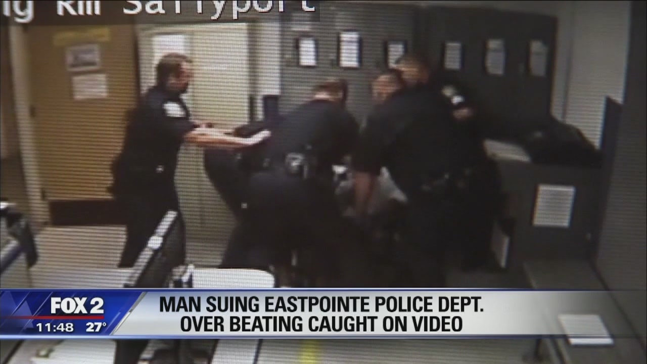 Man suing Eastpointe Police Dept. over beating caught on tape | FOX 2 ...