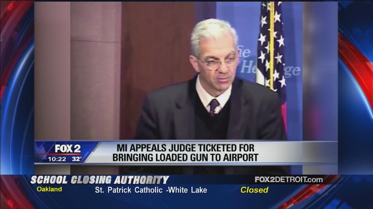 Michigan judge carries loaded gun into Detroit Metro Airport | FOX 2 ...