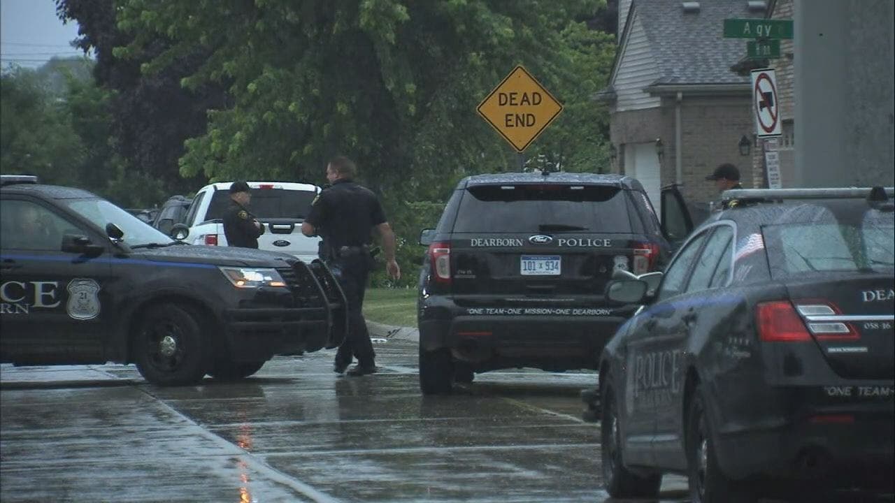 Suspect who crashed into police car, fired shot at Dearborn officer is ...
