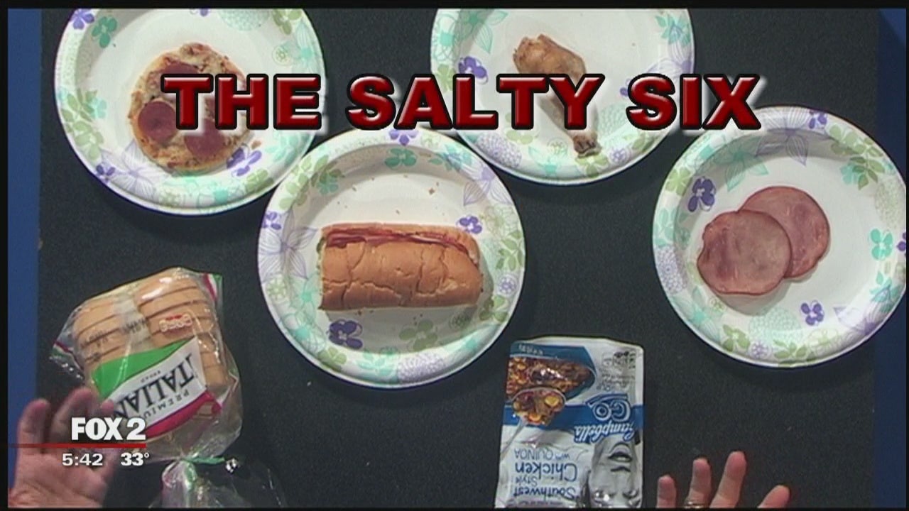 The Salty Six: 6 common foods high in sodium | FOX 2 Detroit