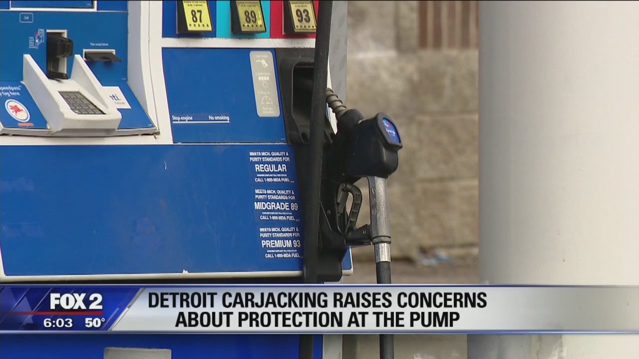 Detroit carjacking raises concerns about protection at the pump | FOX 2 ...