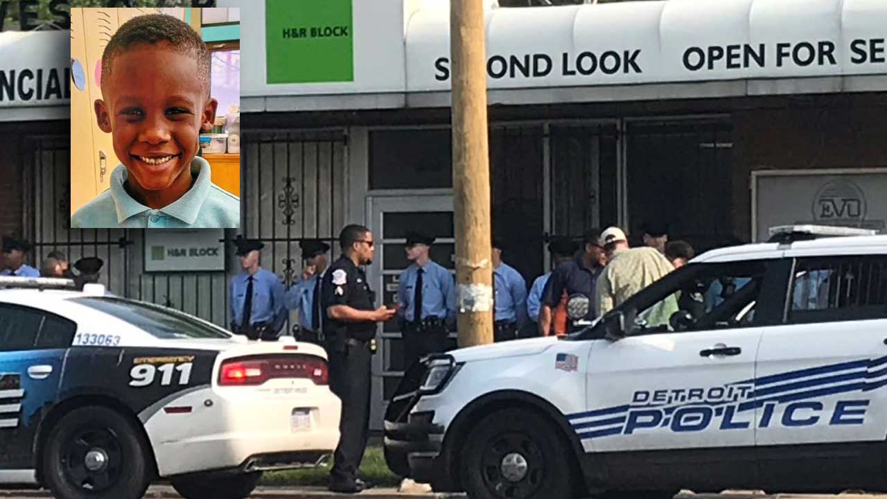 Heavy police presence in search for 5-year-old boy on Detroit's west ...