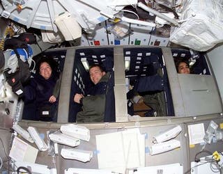 inside space shuttle challenger