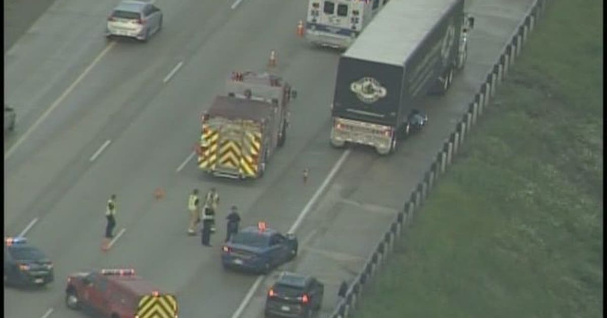 Driver killed when vintage car gets pinned under semi on M14 | FOX 2 ...
