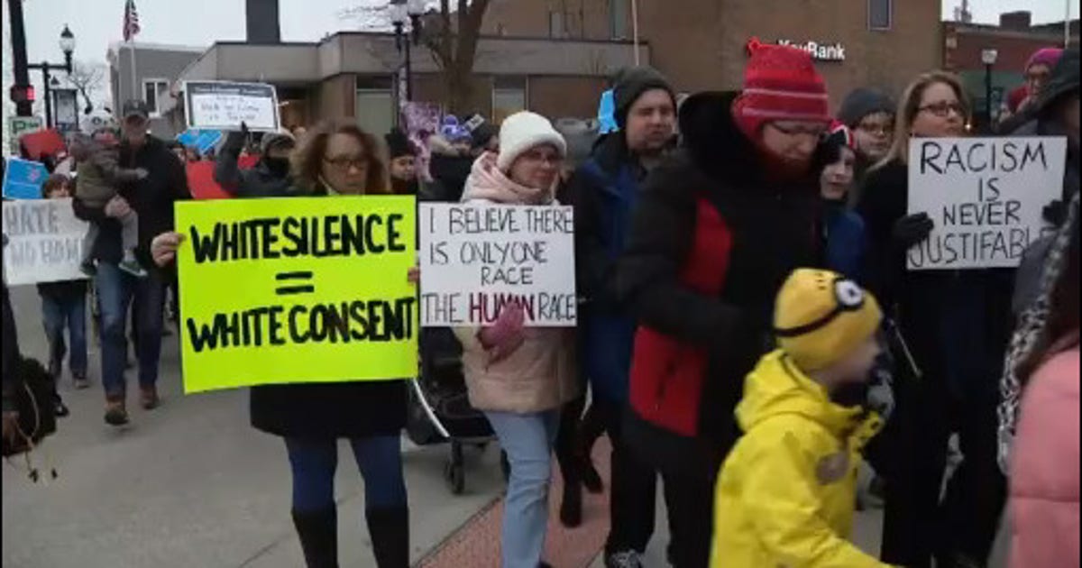 Saline community holds peace rally after 'Then why didn't you stay in ...