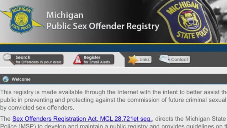 Federal Judge Orders Rules Part Of Michigan Sex Offender Registry Is
