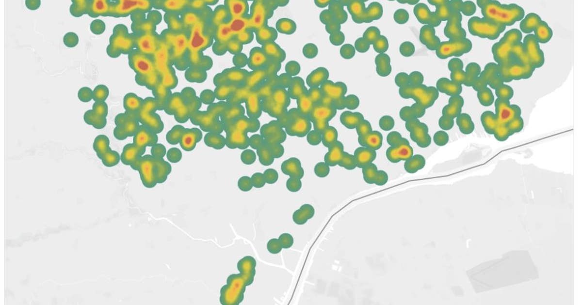 Detroit Health Department heatmap shows coronavirus hotspots in city ...
