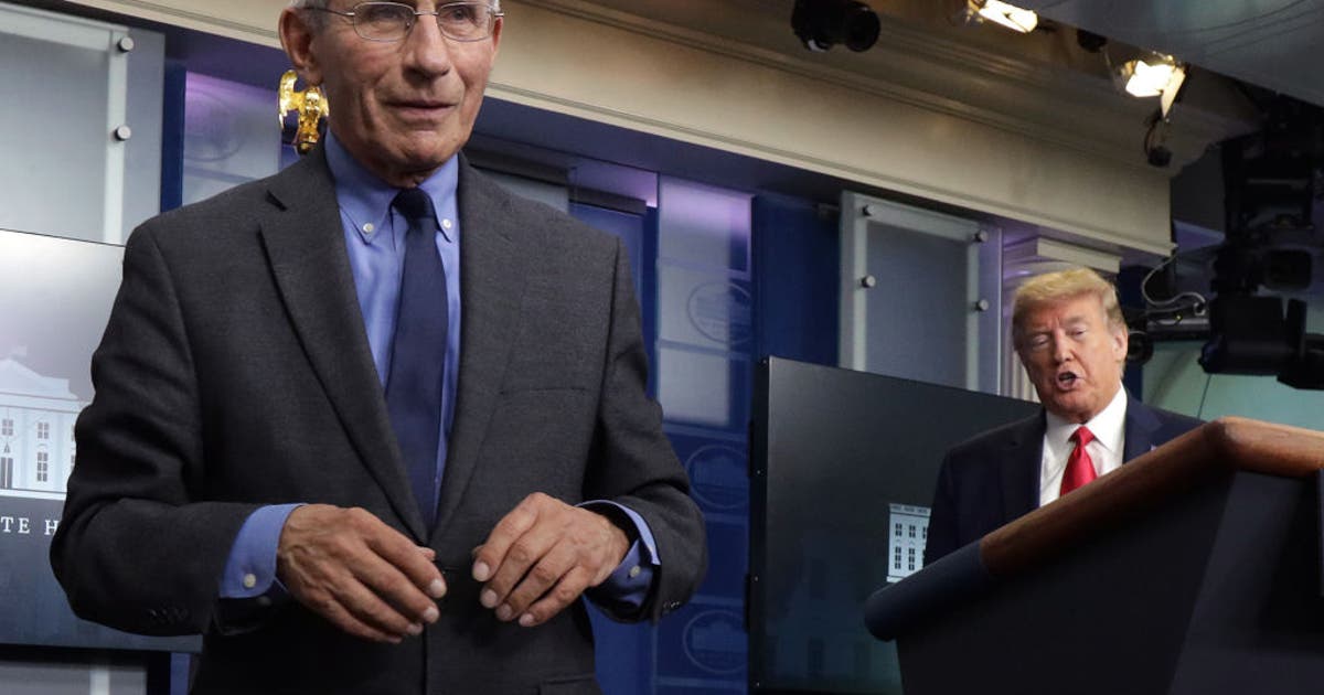 Three members of White House task force, including Fauci, in quarantine ...