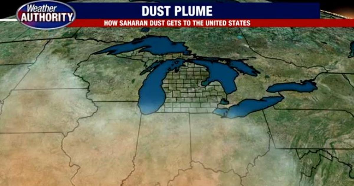 Saharan dust cloud may come to Michigan, likely to be dampened by rain ...