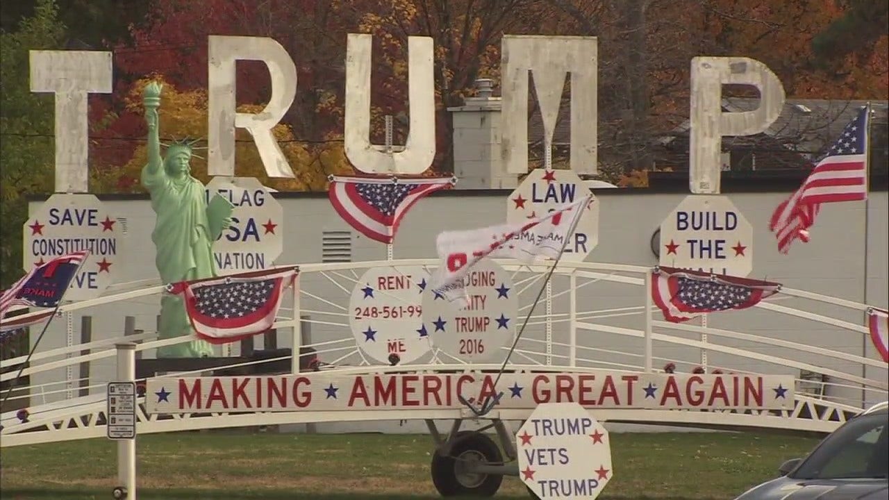 Livonia man's Trump Unity Bridge stolen and crashed in Tulsa, Okla.