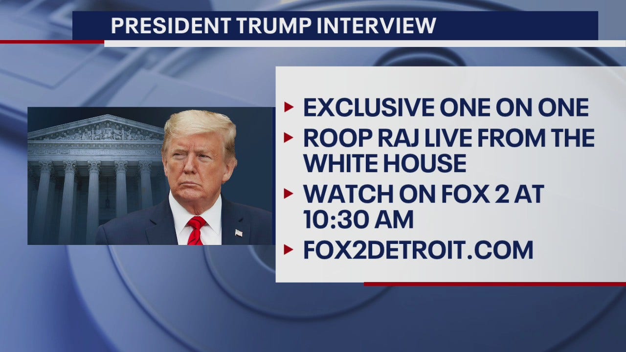 Preview of President Donald Trump's 1-on-1 interview with Roop Raj