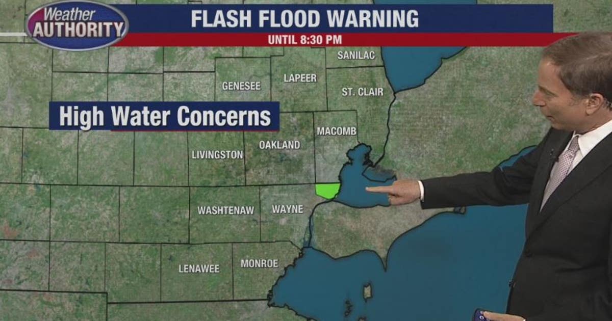 Flash Flood Warning issued for part of Wayne County | FOX 2 Detroit