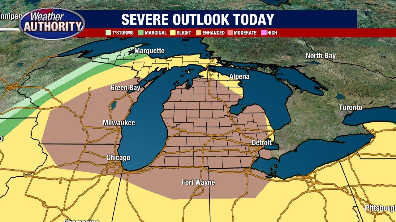 Severe weather pushing into Southeast Michigan, severe thunderstorm ... Severe weather pushing into Southeast Michigan, severe thunderstorm ...