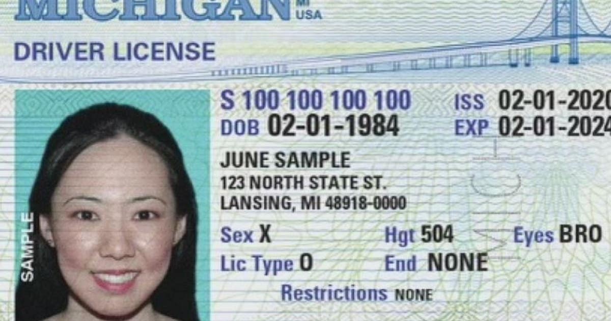 Non-binary option is now available for Michigan driver's licenses | FOX ...
