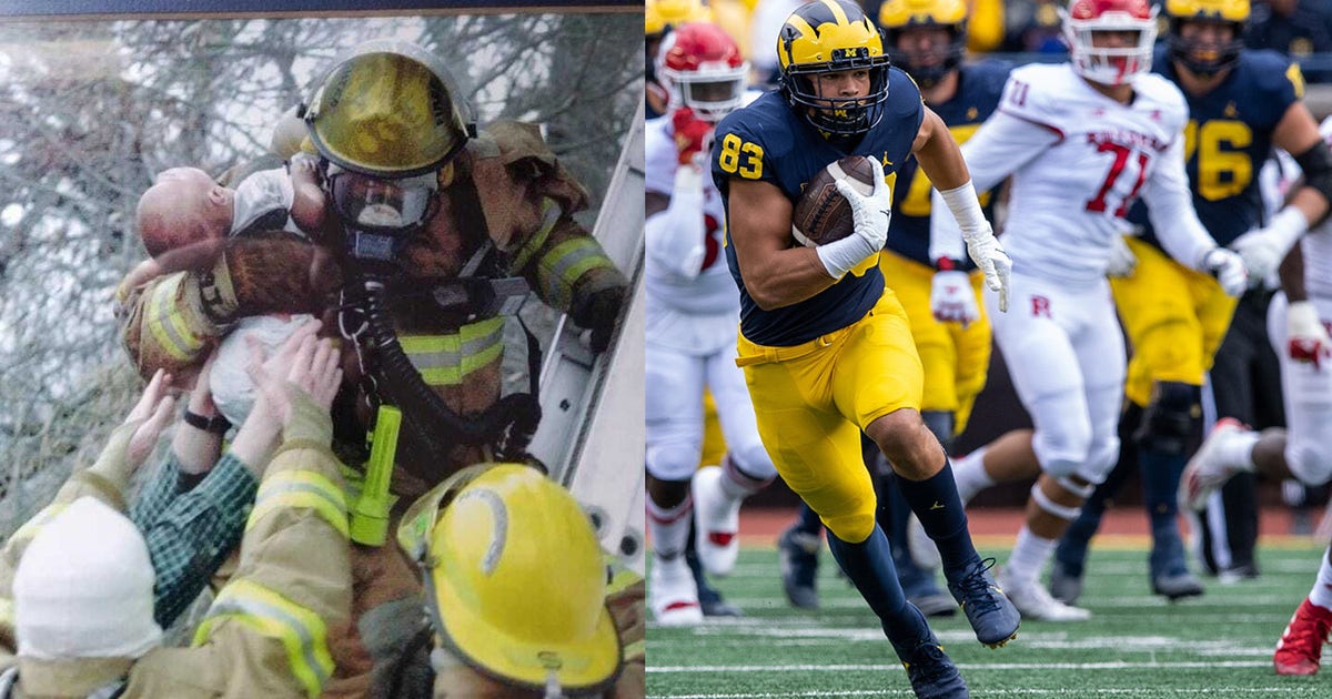 Firefighter still remembers saving Michigan football standout Erick All ...