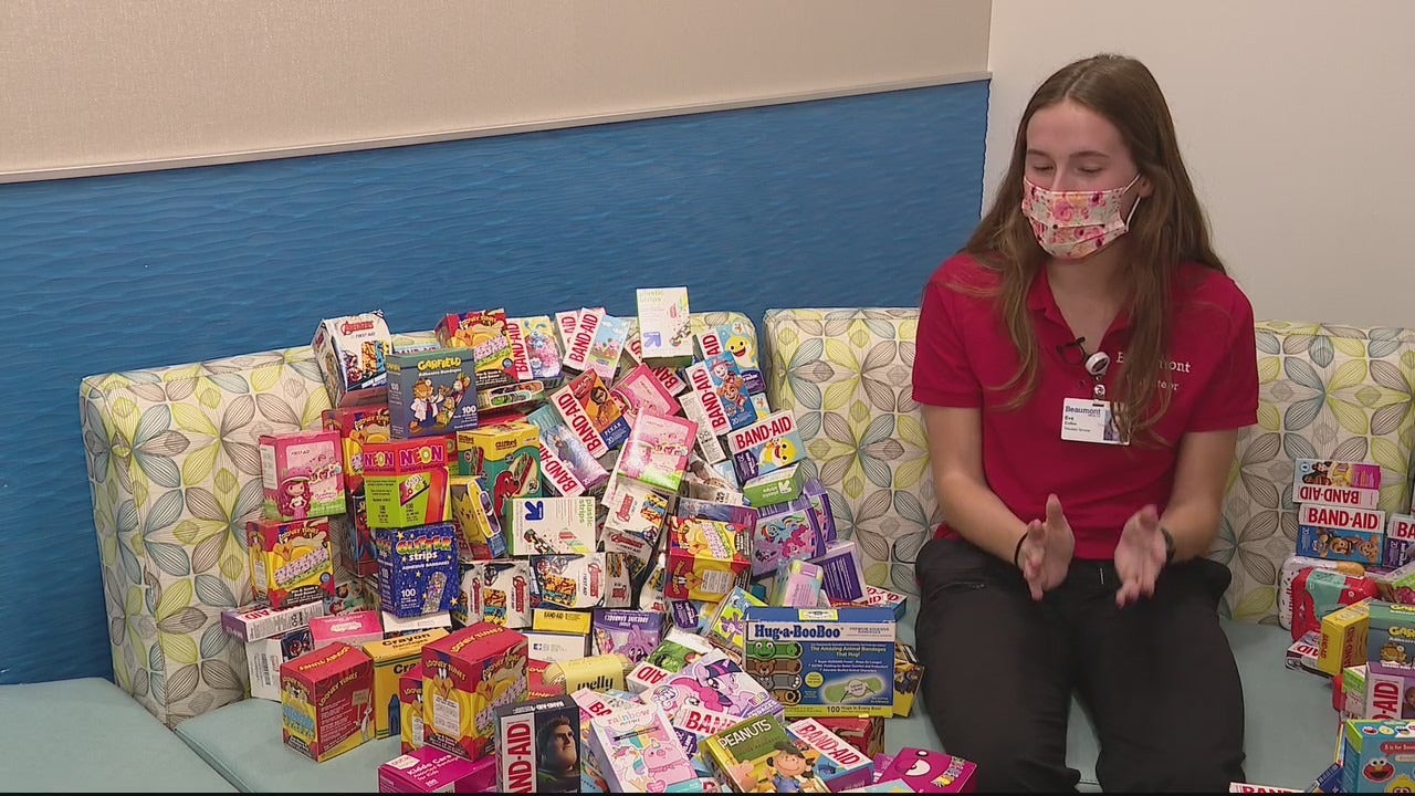 Volunteer's band-aid drive at Beaumont in Royal Oak providing '16,000 ...