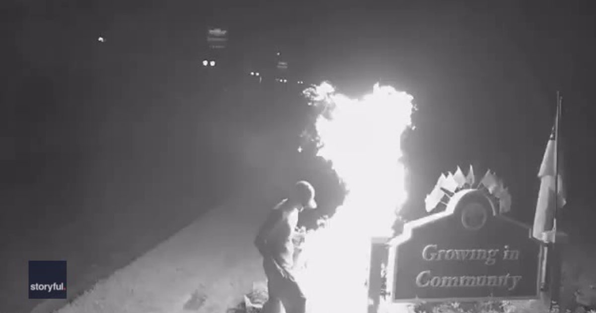 Video shows man dousing Pride Flag, setting it on fire in Lansing | FOX ...