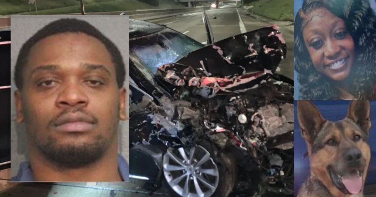 Drunk driver who killed female passenger and state police K9 gets 17-40 ...