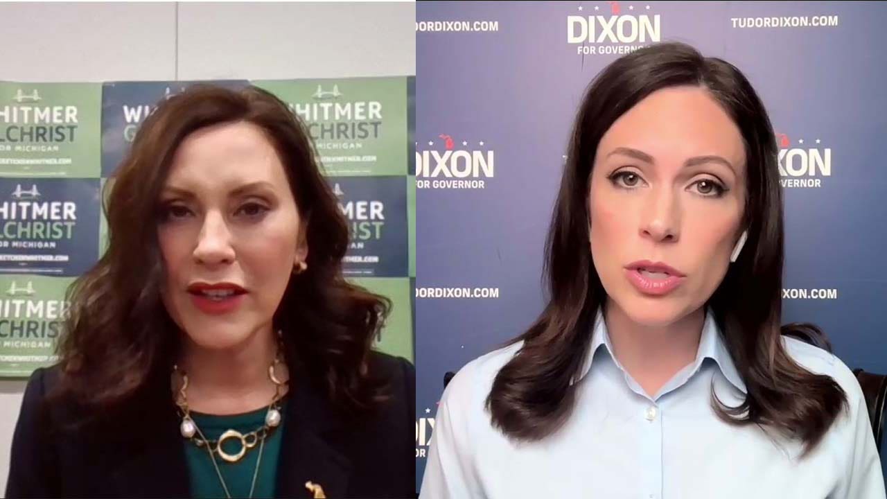 Michigan governor candidates Dixon, Whitmer make final pitch to voters ...