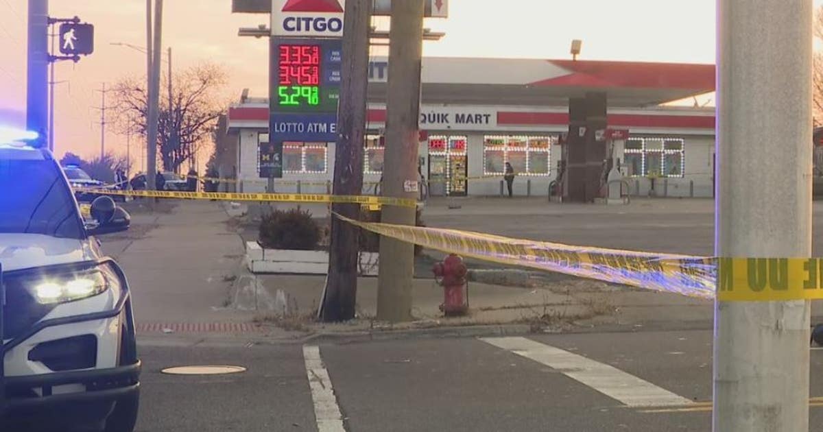 Detroit police shoot armed suspect who locked self inside gas station ...