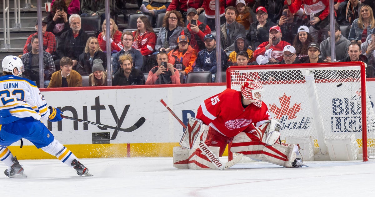 Thompson, Cozens lead Sabres past Red Wings 7-6 in shootout | FOX 2 Detroit