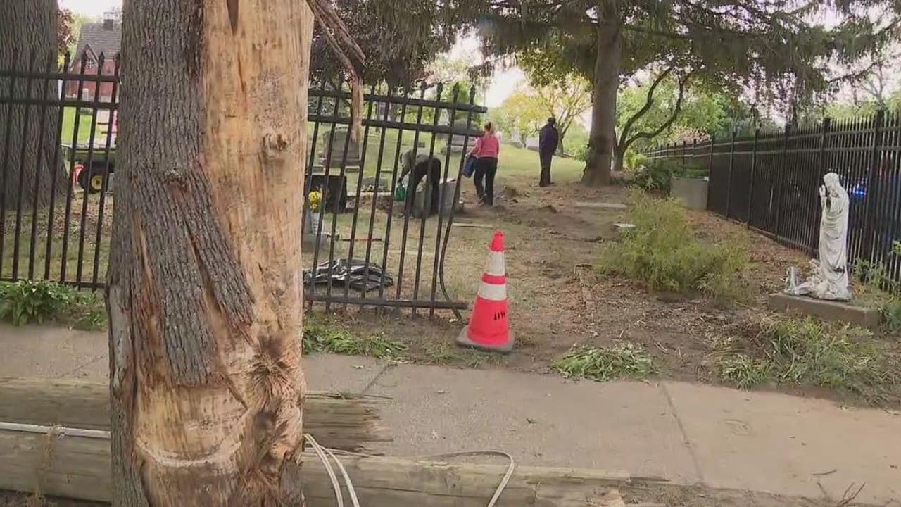Mayhem Neighbor Describes Carjacker Crash Through Cemetery In