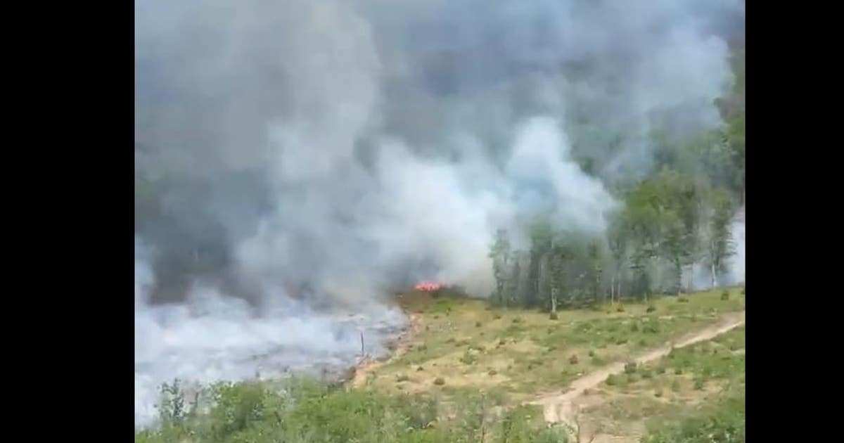 Wildfire threat still huge in rain-starved Michigan with 90% of ...