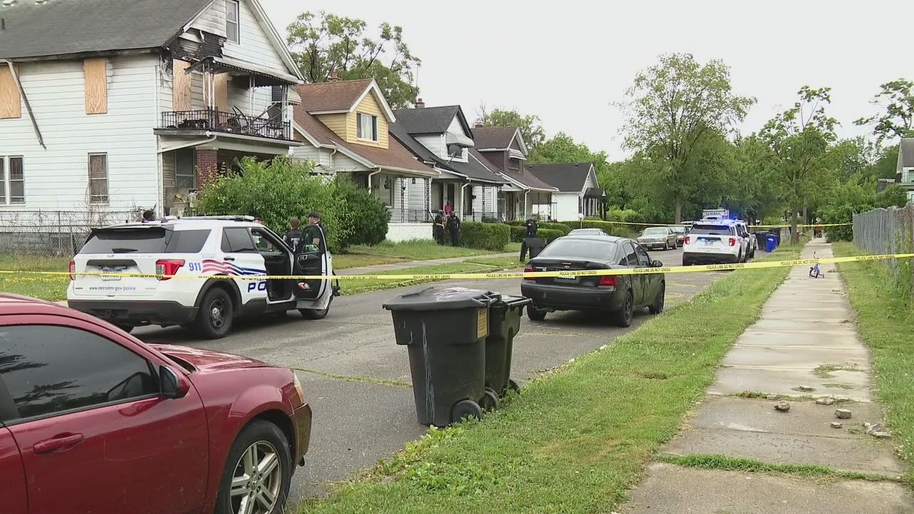 17-year-old girl hit by stray bullet while lying on bed at Detroit home ...