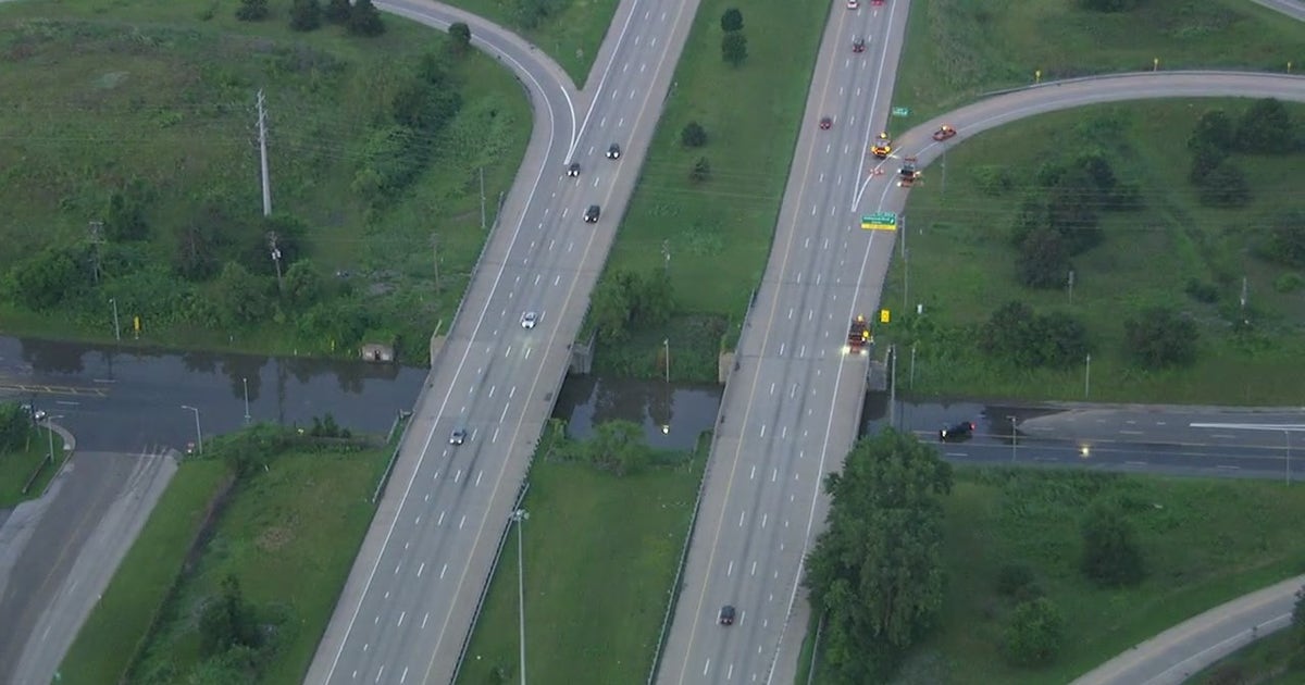 Flooding closes Oakwood Boulevard under I-94, freeway exit | FOX 2 Detroit