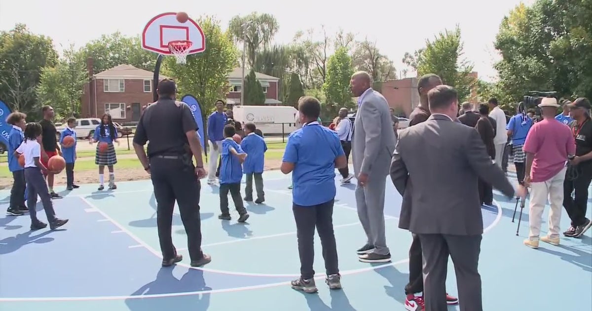 Detroit Pistons finish refurbishing 64 basketball courts around the ...
