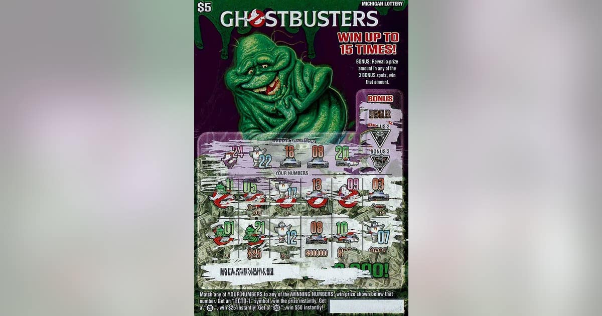 Oakland County woman wins $500K on Ghostbusters Michigan Lottery ...