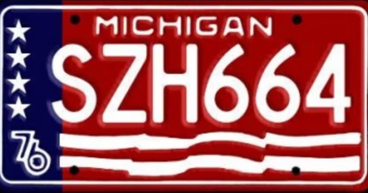 Retro license plates returning to Michigan, including one celebrating ...