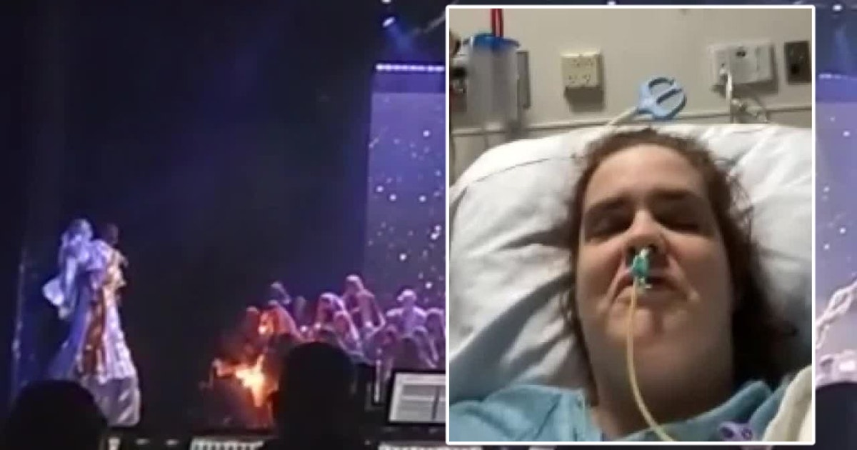 ‘I smelt the fire’: Performer who caught fire at Northridge Christmas ...