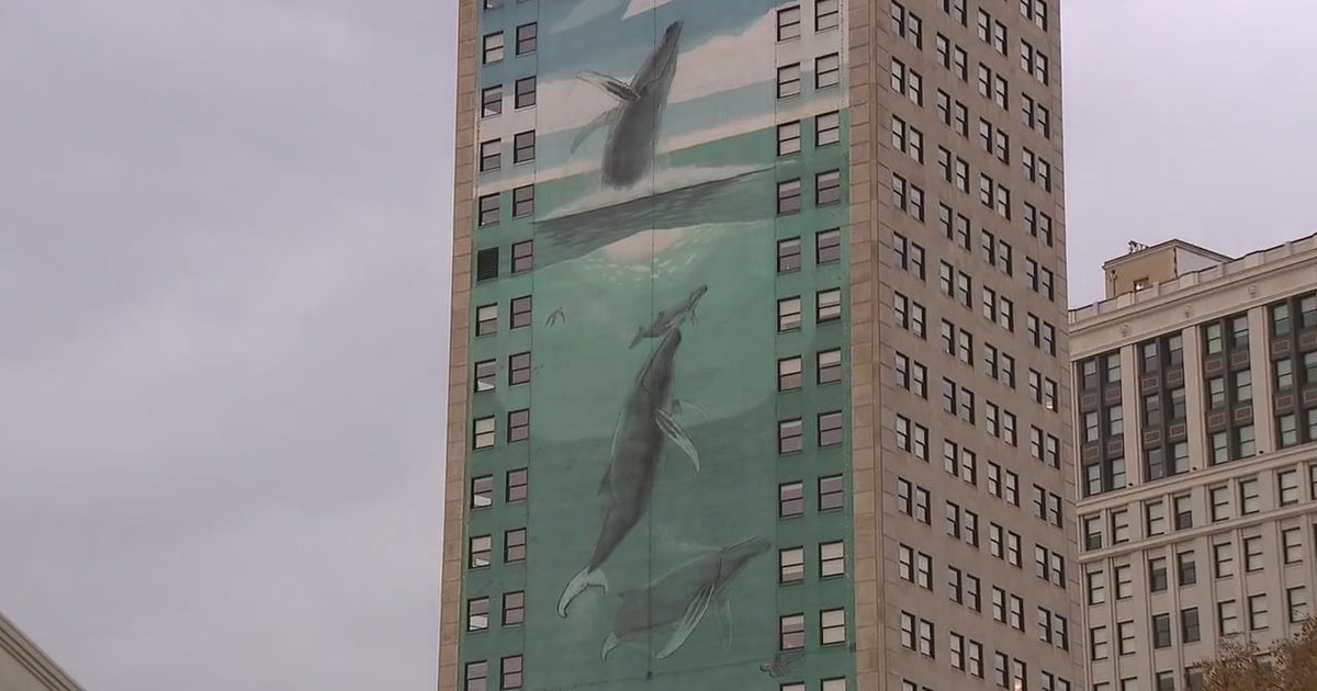Whale mural on Detroit's Broderick Tower blocked again - this time by ...